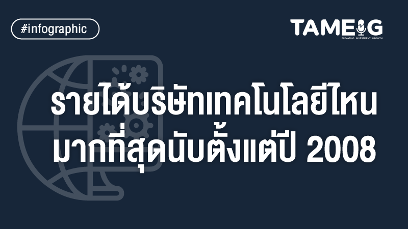 รายได้บริษัทเทคโนโลยีไหนมากที่สุดนับตั้งแต่ปี 2008 - tam-eig.com