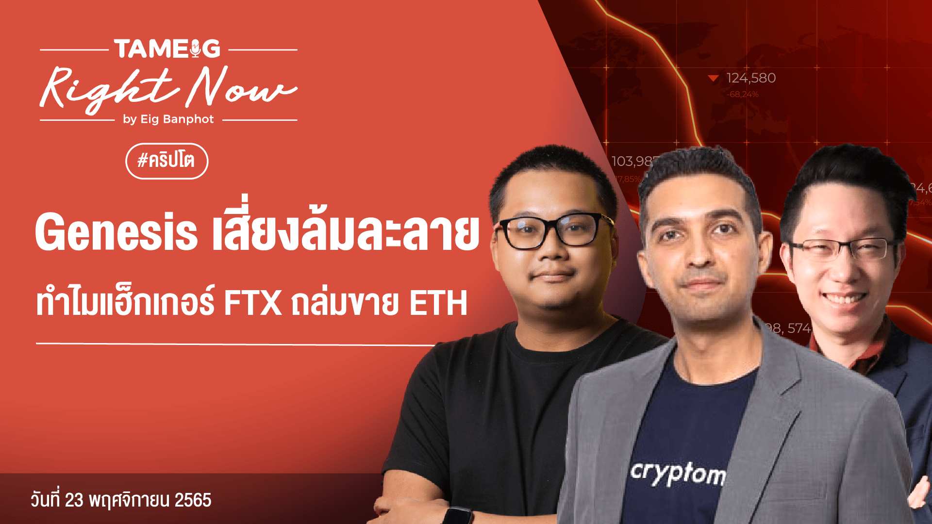 Genesis เสี่ยงล้มละลาย ทำไมแฮ็กเกอร์ FTX ถล่มขาย ETH | Right Now Ep.294 - tam-eig.com